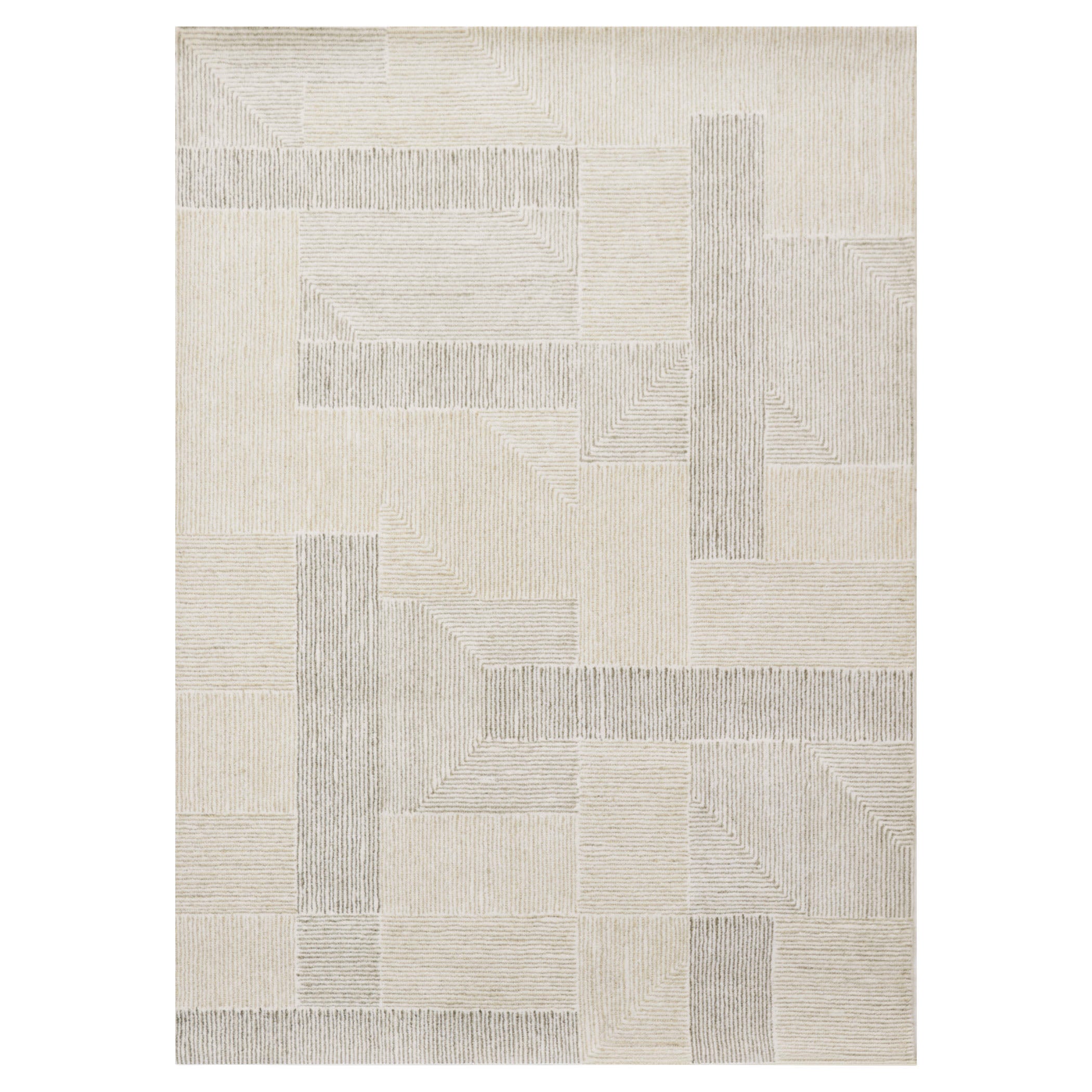 Sachin Grey Beige 2'X 3' Rug | Designer Rugs | By Lavin Rugs