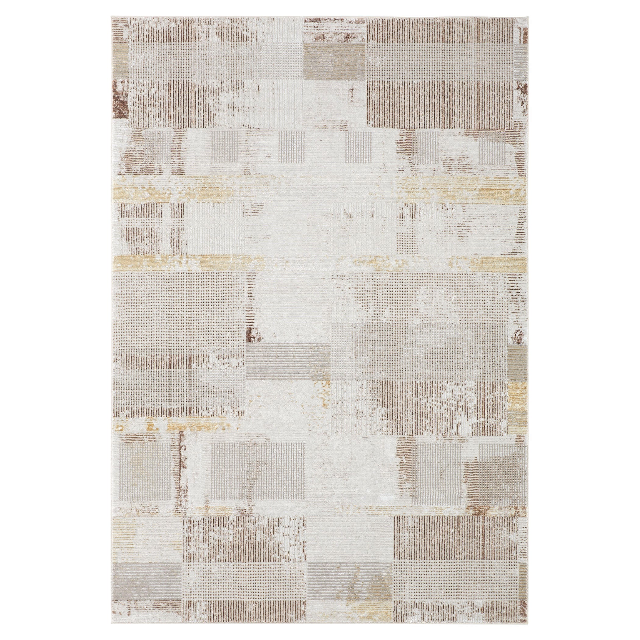 Baltea Grey Cream Gold 2'X 3' Rug | Designer Rugs | By Lavin Rugs