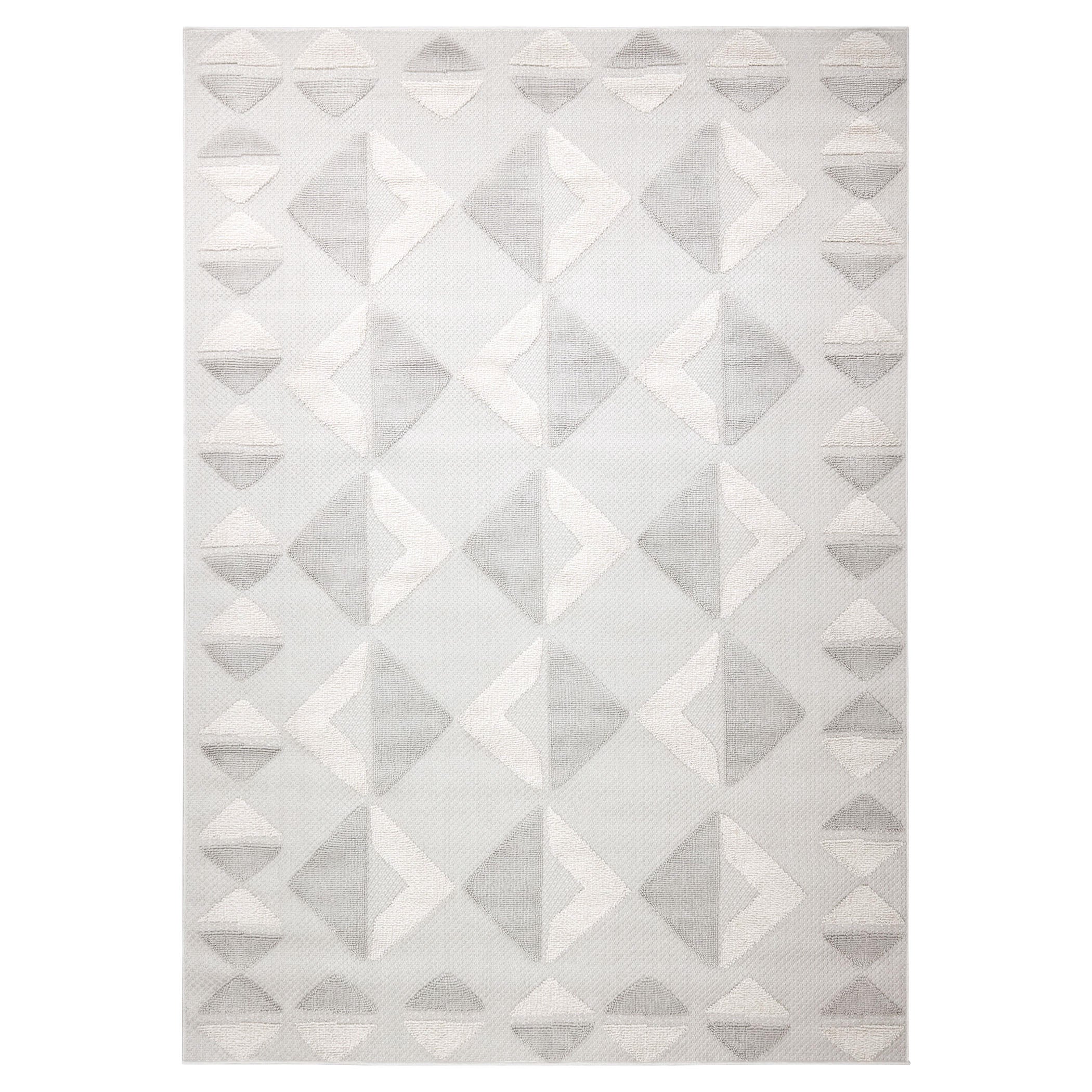 Forza Cream Grey 2'X 3' Rug | Designer Rugs | By Lavin Rugs