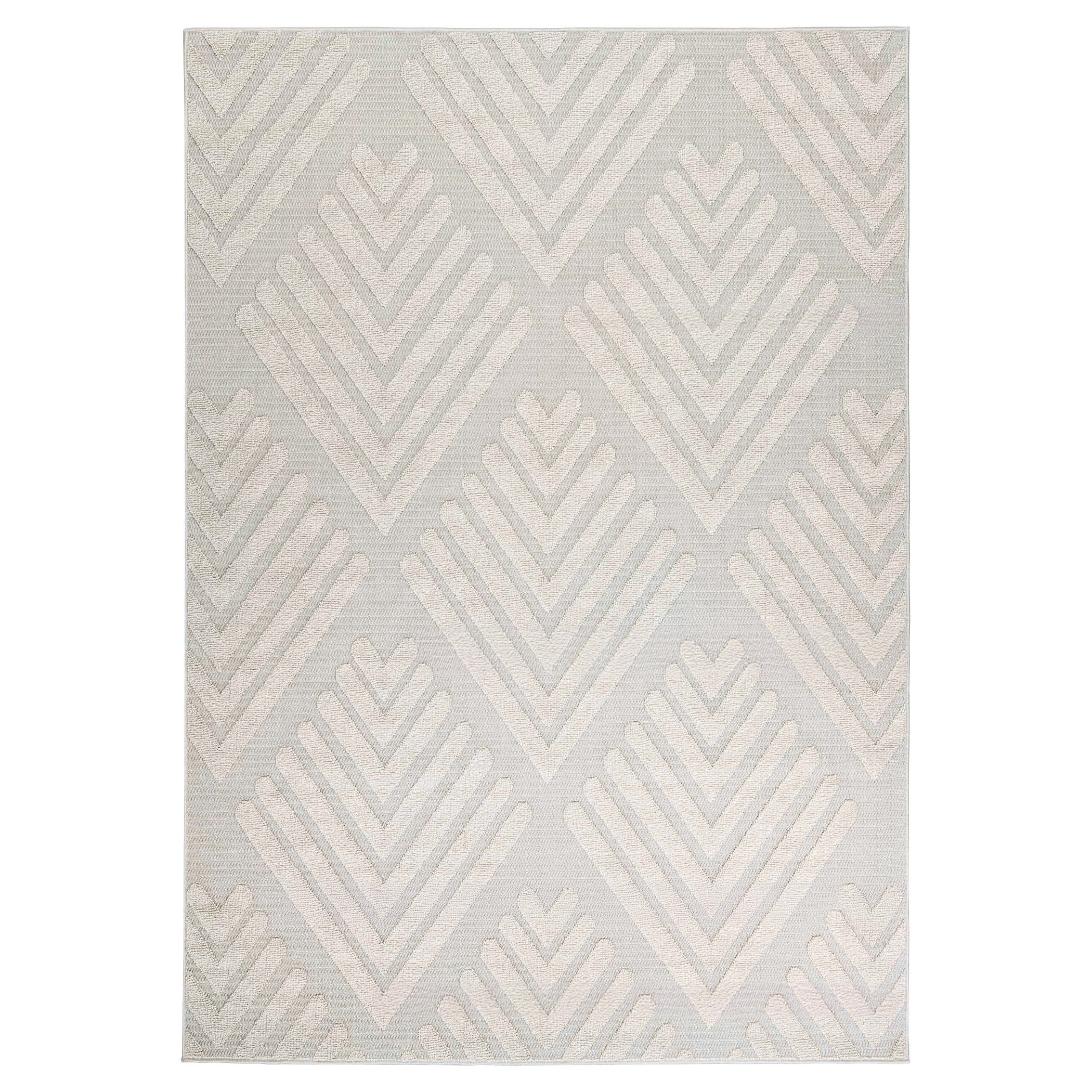 Laid Back Luxe Cream Grey 2'X 3' Rug | Designer Rugs | By Lavin Rugs
