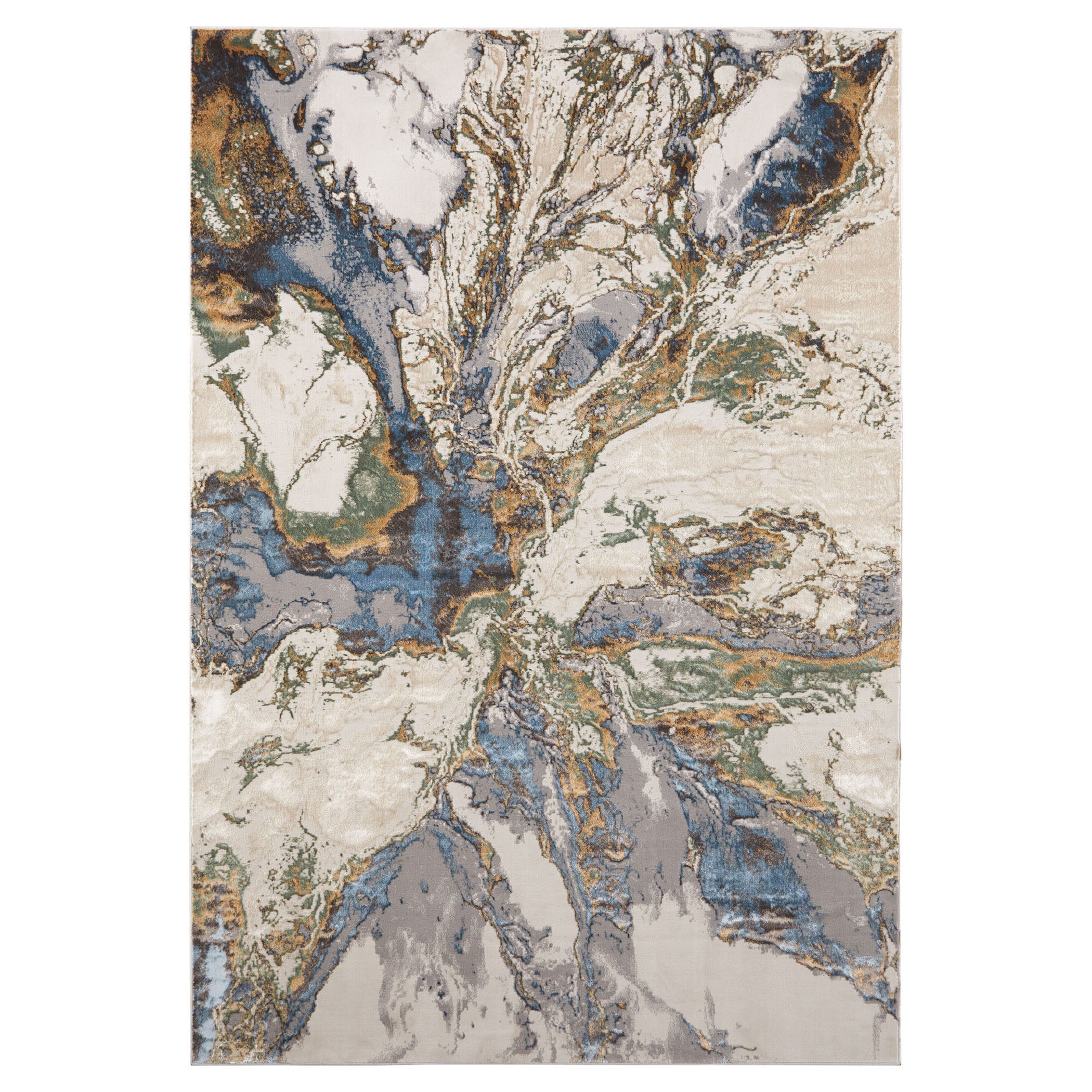Zaria Grey Cream 2'X 3' Rug | Designer Rugs | By Lavin Rugs