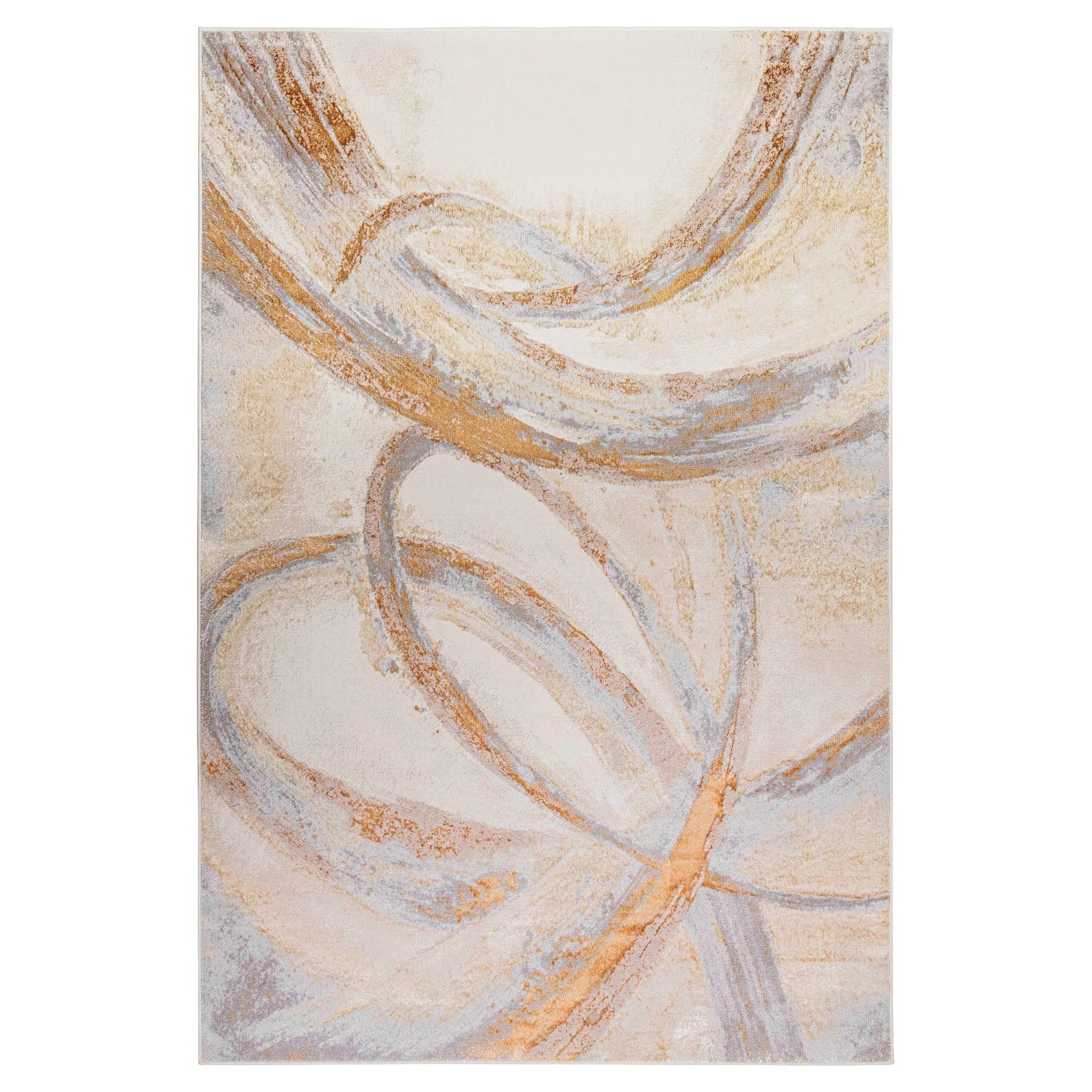 Terra Cream Gold 2'X 3' Rug | Designer Rugs | By Lavin Rugs