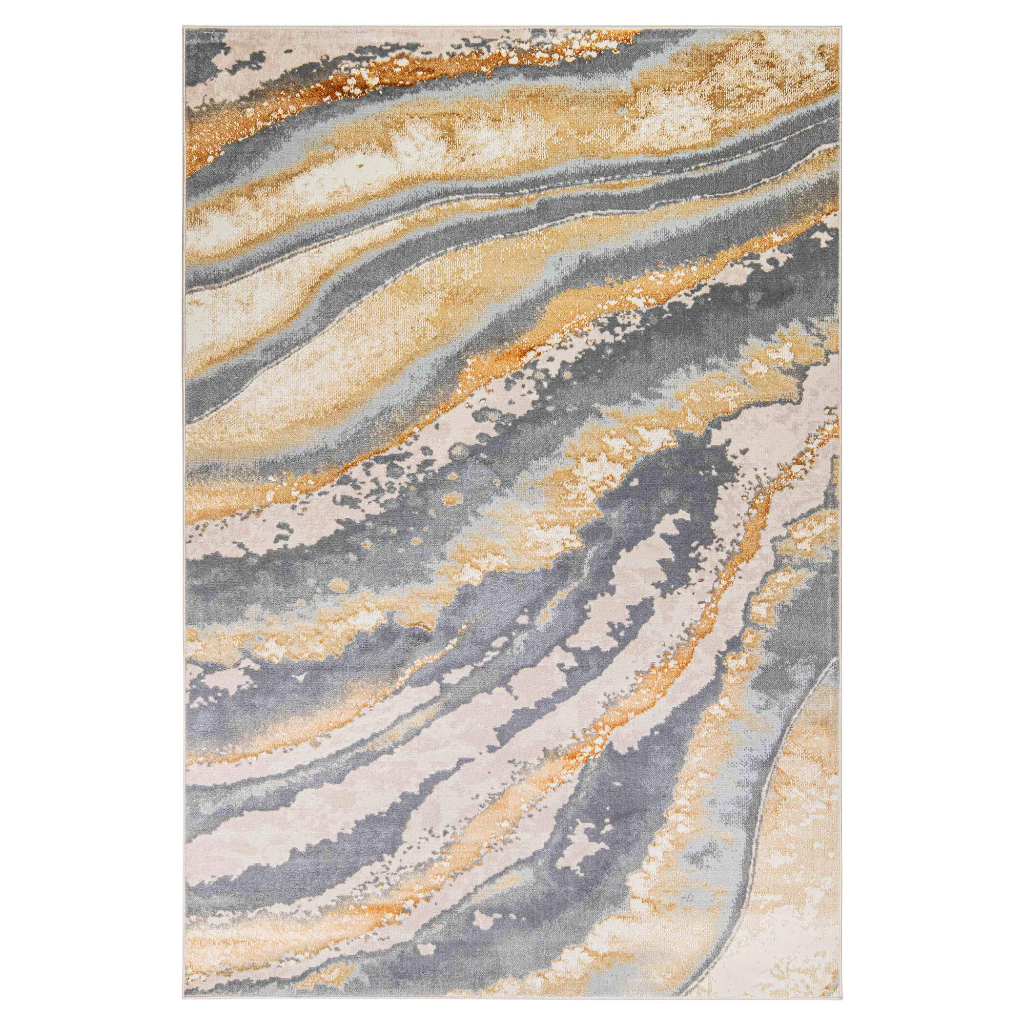Terra Cream Gold 2'X 3' Rug | Designer Rugs | By Lavin Rugs